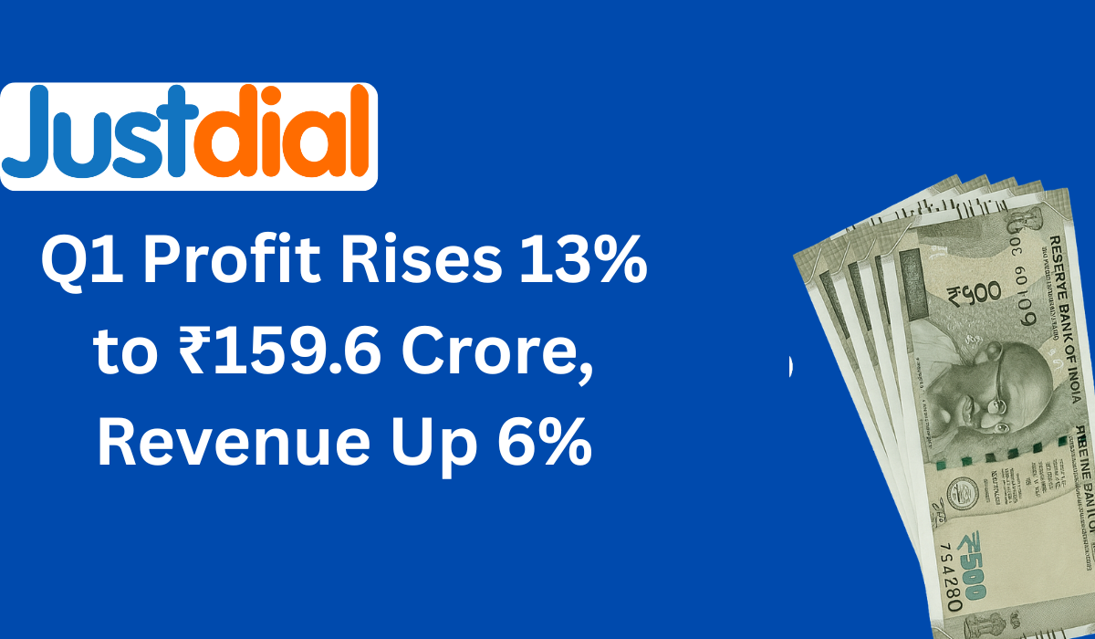 Just Dial Q1 Profit Jumps 13% To ₹159.6 Cr, Revenue Grows 6% — Strong ...