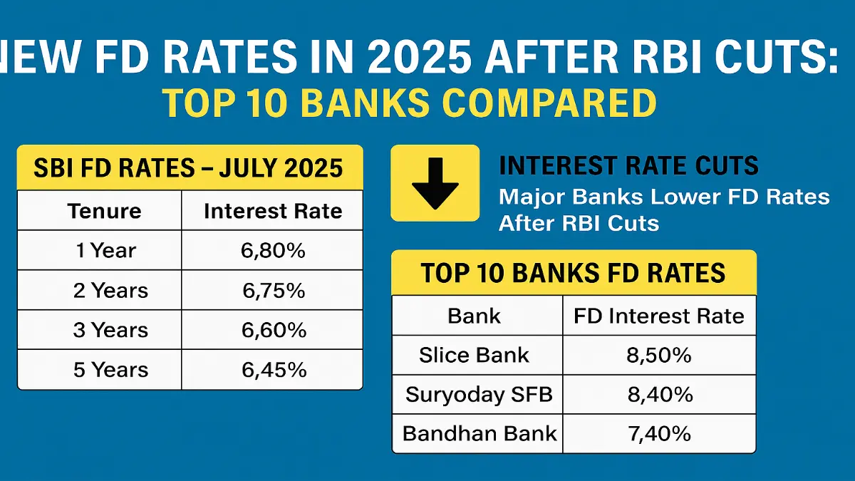 New FD Rates In 2025 After RBI Cuts: Top 10 Banks Compared - MoneyPhobia